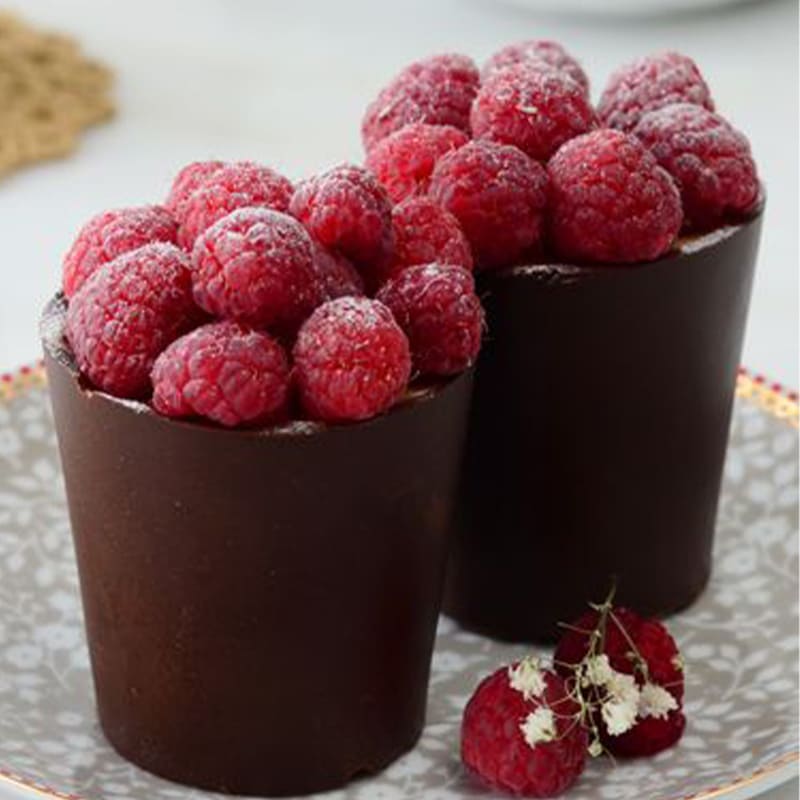 VASITO DE CHOCOLATE, NUTELLA Y FRUTAS FRESCAS - Gato Dumas Bucaramanga